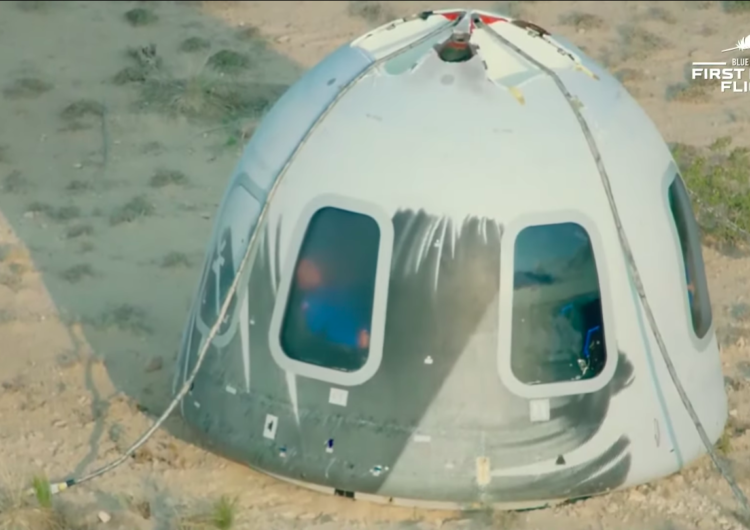 Blue Origin culmina con éxito su primer vuelo espacial tripulado – ALNNEWS